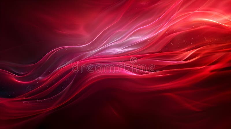 Abstract Red Wave Background Illustration Stock Illustration ...