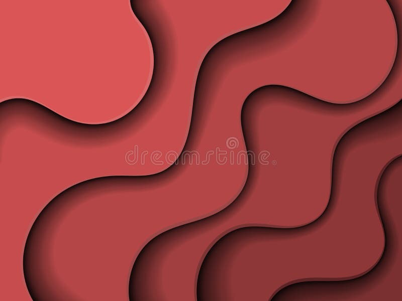 Abstract Red Wave Background Stock Vector - Illustration of abstraction ...