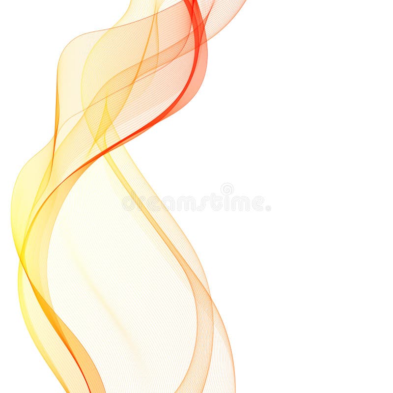 Abstract Red Wave. Design Element. Business Presentation Layout. Eps 10 ...