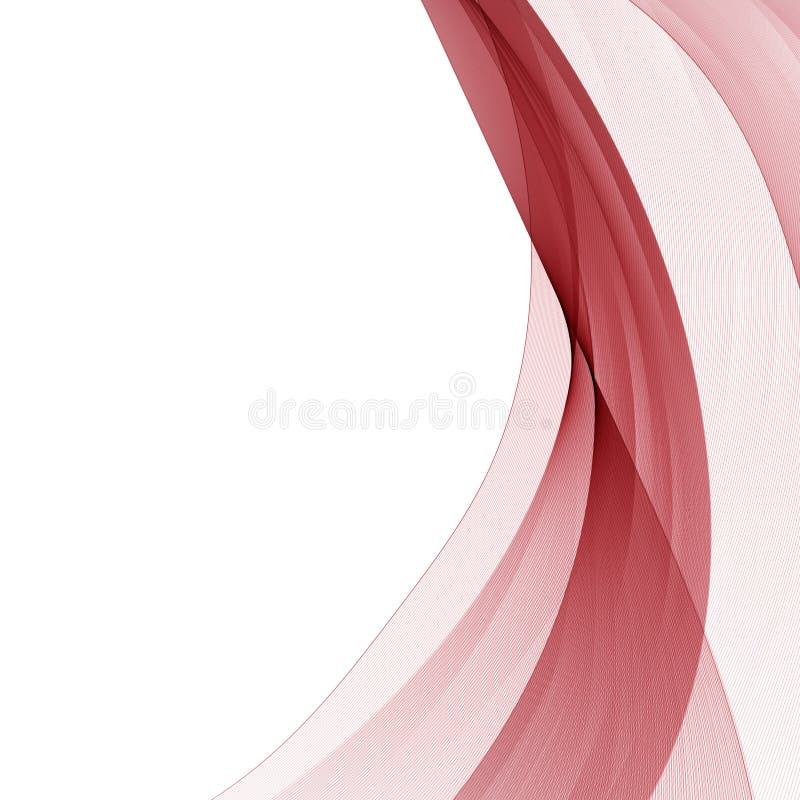Abstract Red Wave. Design Element. Business Presentation Layout. Eps 10 ...