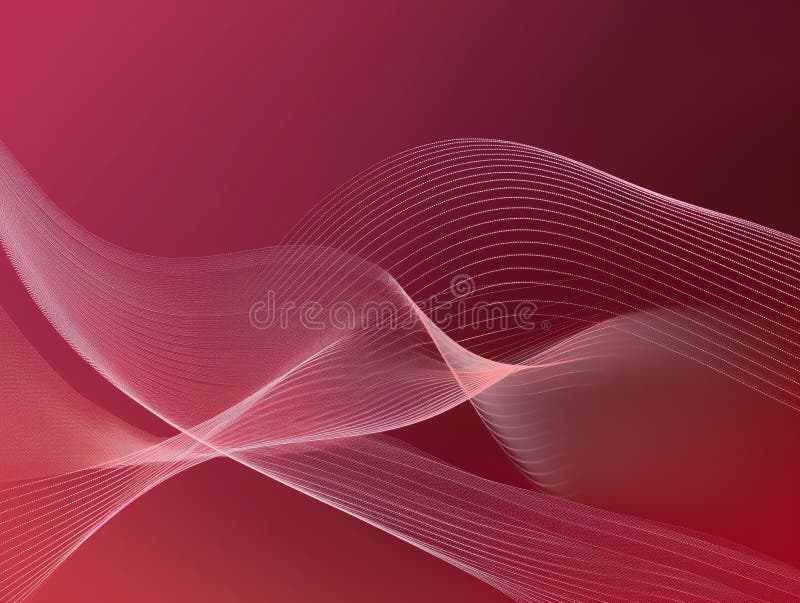 Abstract Red Wave Lines Background Stock Photo - Image of lines ...