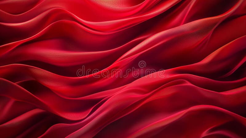 Abstract Red Wave Pattern Representing Energy Movement Passion Flow and ...