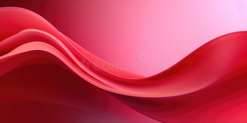 Abstract Red Waves with Smooth Flowing Patterns in a Dynamic Gra Stock ...