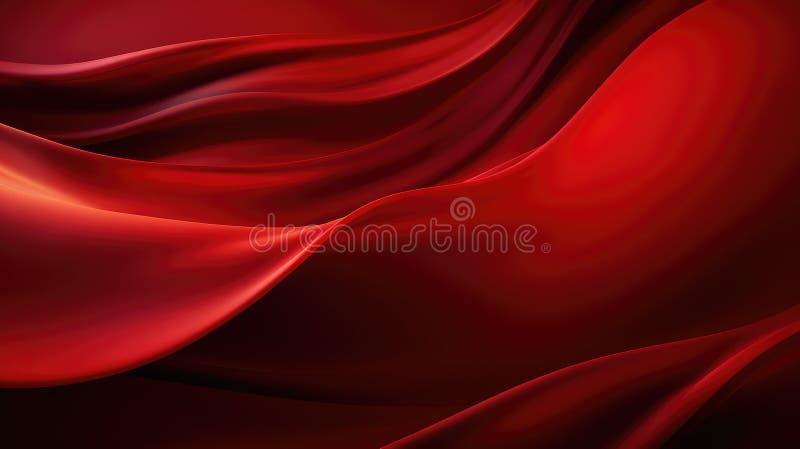 Abstract Red Wavy Background Stock Illustration - Illustration of ...