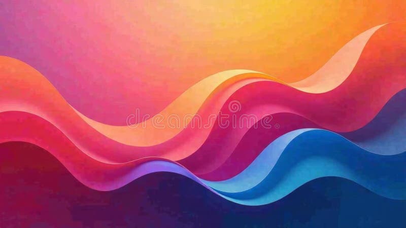 Abstract Red Wavy Color Background Stock Image - Image of creativity ...