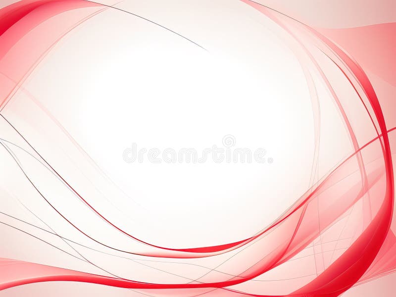 Abstract Red and White Background AI Generated Stock Illustration ...