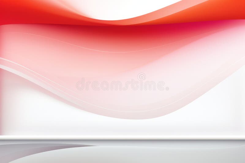Abstract Red and White Background Vector Stock Photo - Image of wave ...