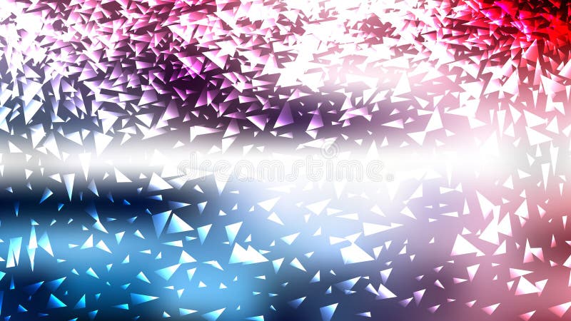Abstract Red White and Blue Geometric Triangle Background Stock Vector ...