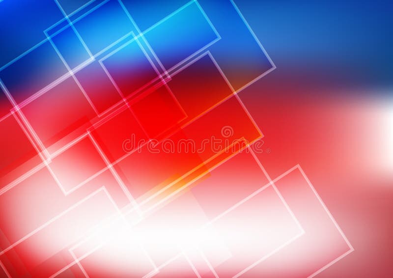 Abstract Red White and Blue Square Background Vector Image Stock Vector ...