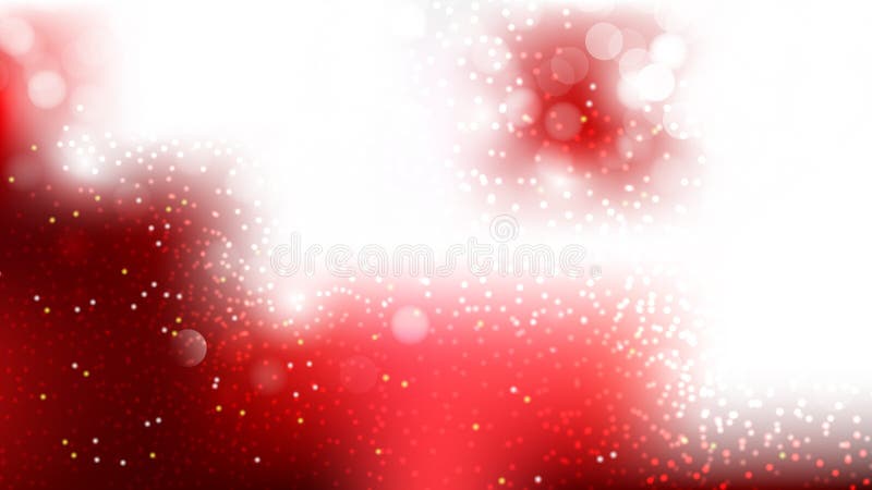 Abstract Red and White Blurred Bokeh Background Stock Vector ...