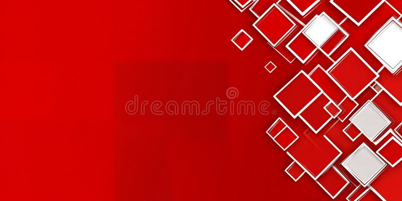 Abstract Red and White Geometric Shapes Background Design Modern ...