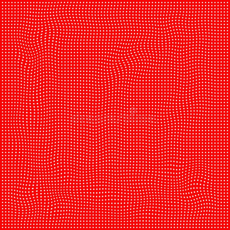 Abstract Red and White Geometric Stripes.hypnosis Spiral.Seamless Black ...