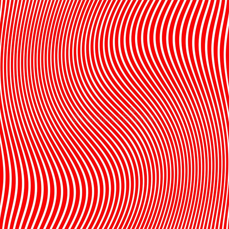 Abstract Red and White Geometric Stripes.hypnosis Spiral.Seamless Black ...