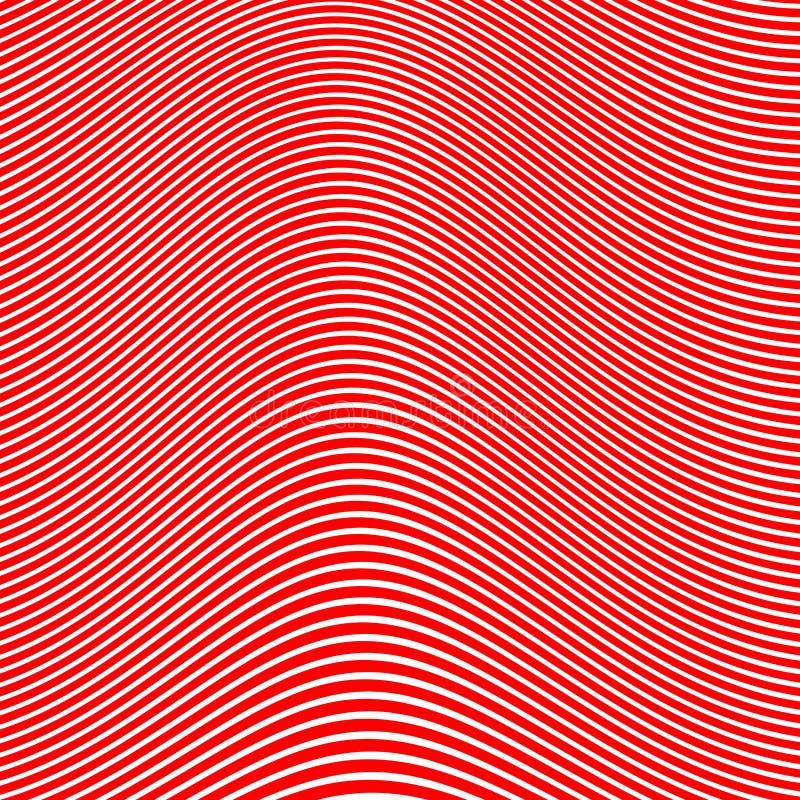 Abstract Red and White Geometric Stripes.hypnosis Spiral.Seamless Black ...