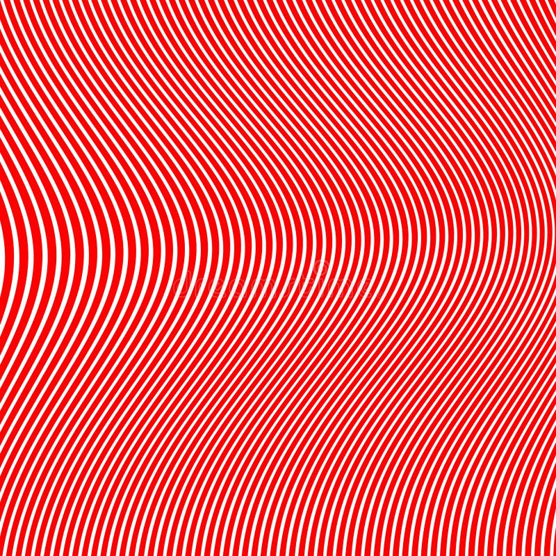Abstract Red and White Geometric Stripes.hypnosis Spiral.Seamless Black ...