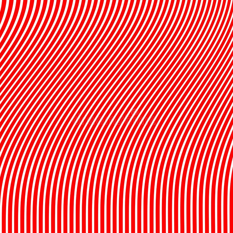 Abstract Red and White Geometric Stripes.hypnosis Spiral.Seamless Black ...