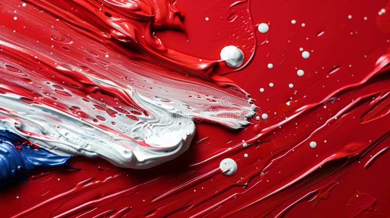 Abstract Red and White Paint Strokes Texture Stock Image - Image of background, design: 312483217