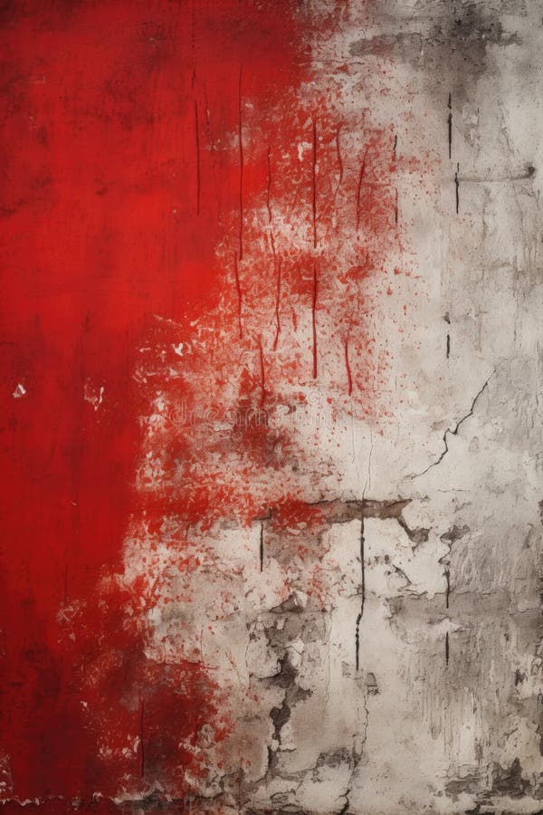 Abstract Red and White Painting Suitable for Interior Design Projects ...
