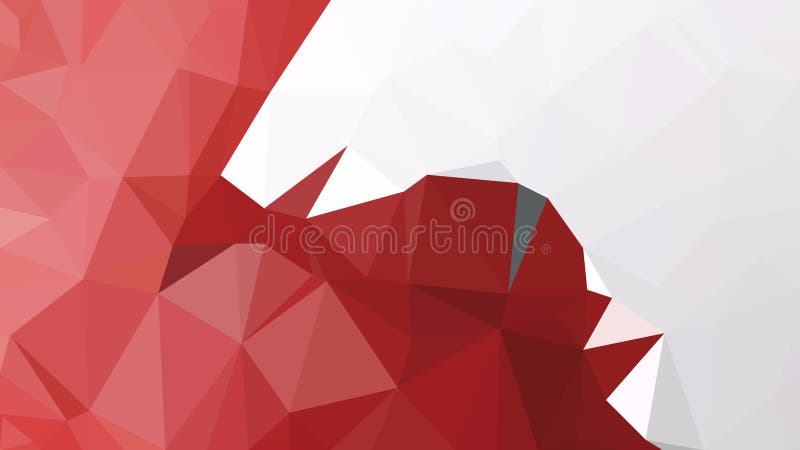 Abstract Red and White Polygon Triangle Background Vector Image Stock Vector - Illustration of ...