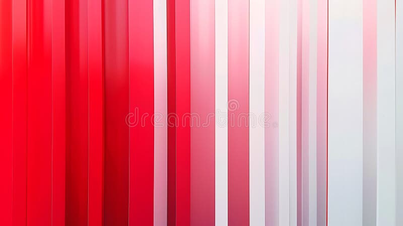 Abstract Red and White Stripes on a Gradient White Background Stock ...