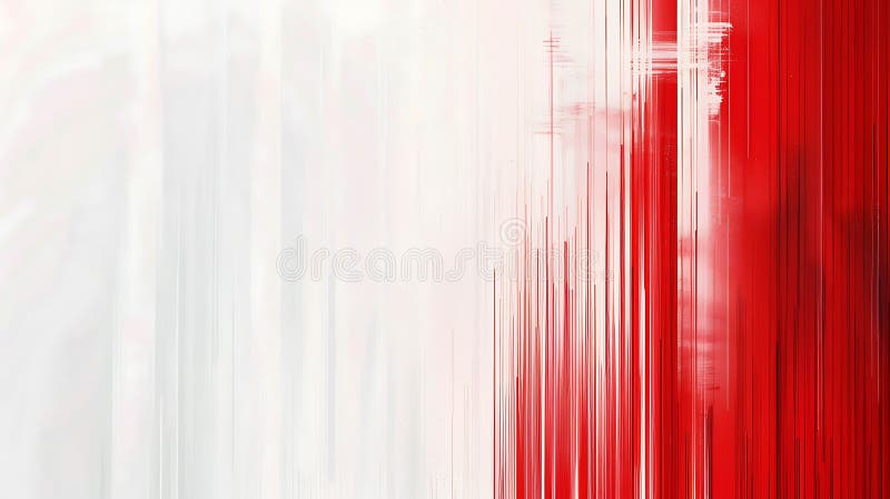 Abstract Red and White Stripes on a Gradient White Background Stock ...
