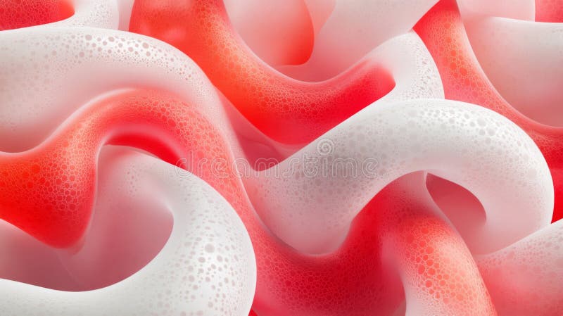 Abstract Red and White Swirls Texture Background Stock Illustration ...