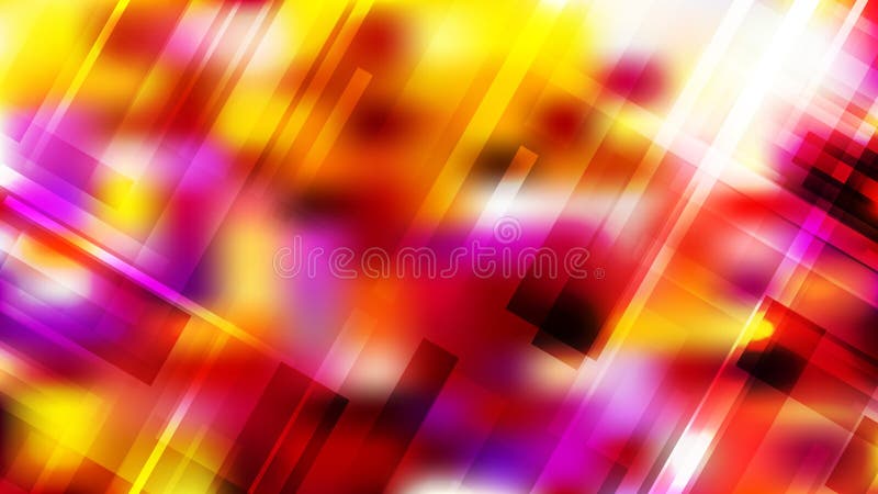 Abstract Red White and Yellow Geometric Shapes Background Vector ...