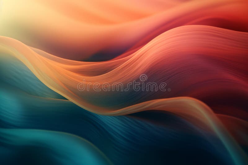 Abstract Red Wind Background. Generate Ai Stock Illustration ...
