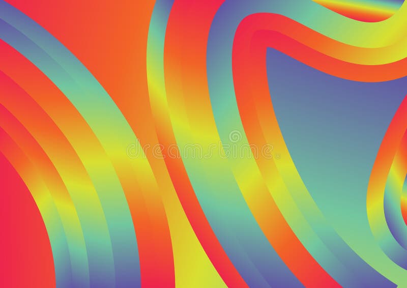 Abstract Red Yellow and Blue Gradient Background Vector Art Stock ...
