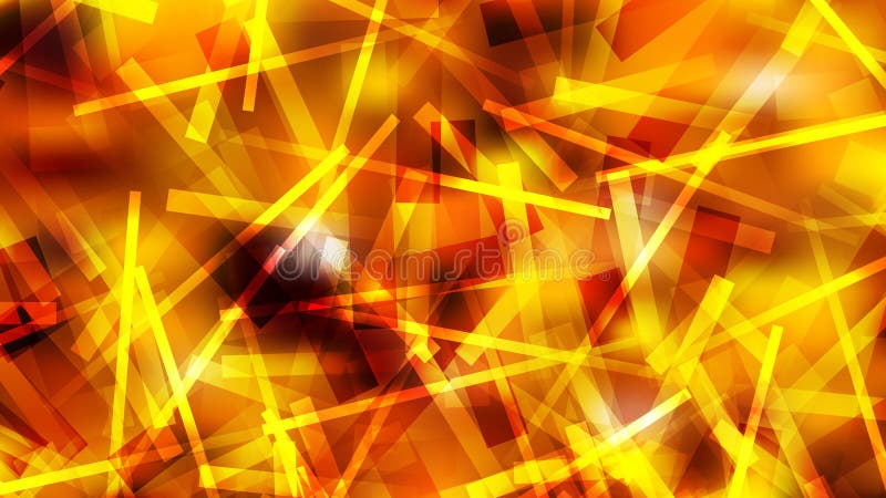 Abstract Red and Yellow Geometric Random Irregular Lines Background ...