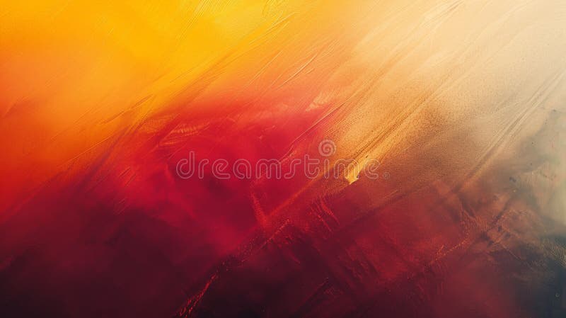 Abstract Red and Yellow Painting Stock Illustration - Illustration of ...
