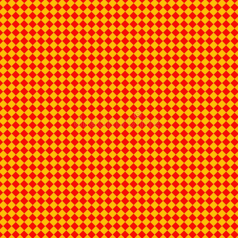 Red and Yellow Seamless Pattern Stock Illustration - Illustration of ...