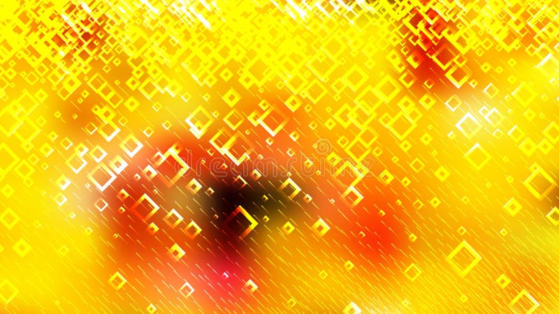 Abstract Red and Yellow Square Background Stock Vector - Illustration ...