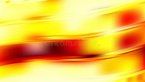 Abstract Red and Yellow Wavy Background Stock Vector - Illustration of ...