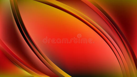 Abstract Red and Yellow Wavy Background Stock Vector - Illustration of ...