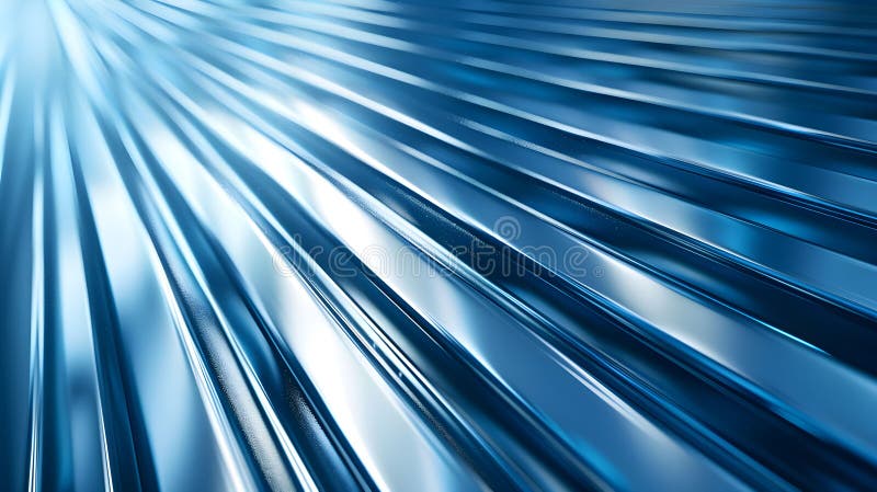 Abstract Reeded Glass Effect Background. Blue Backdrop Stock ...