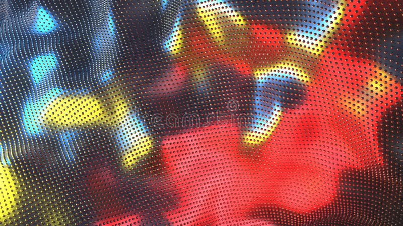 Abstract Reflective Colorful Metallic Background. 3cd Render ...