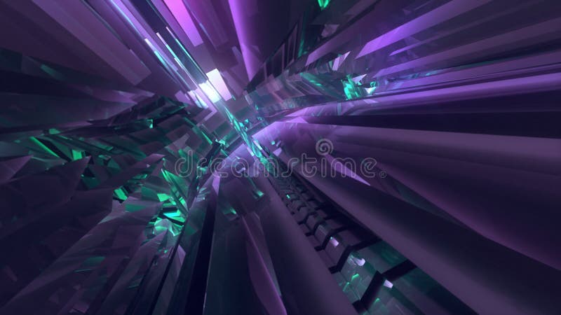 Abstract Reflective Shiny Plastic Shape 3d Rendering Stock Illustration ...