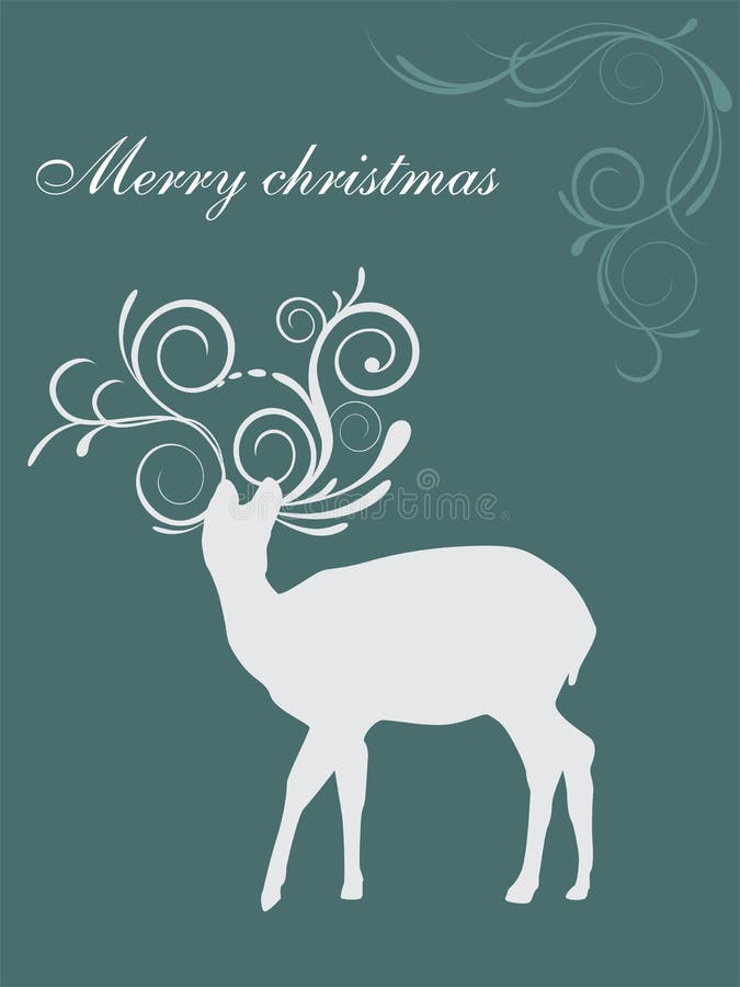 Abstract reindeer stock vector. Illustration of symbol - 11750064