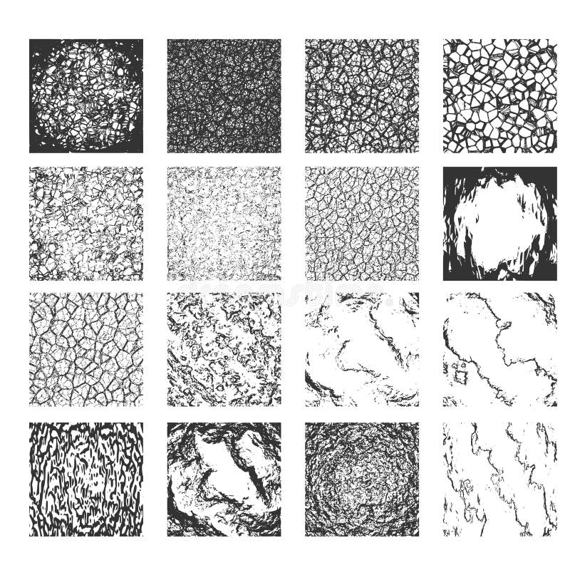 Abstract Relief Surface Backgrounds Set Stock Vector - Illustration of ...