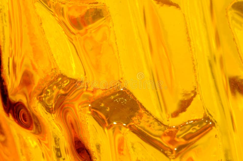 Abstract Relief Yellow Glass Stock Photo - Image of ornament, skew ...