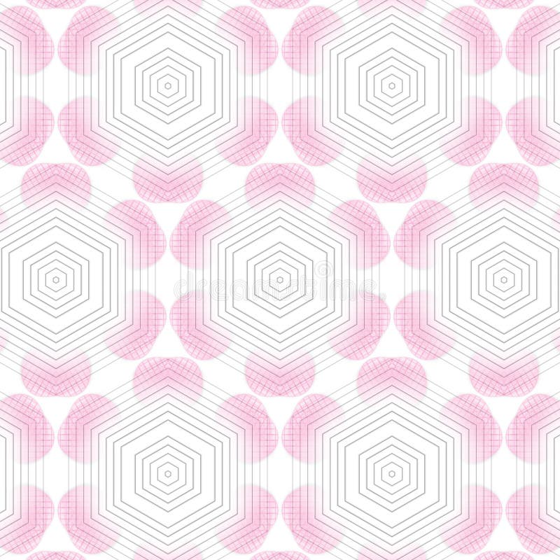 Abstract repeated pattern stock illustration. Illustration of valentine ...