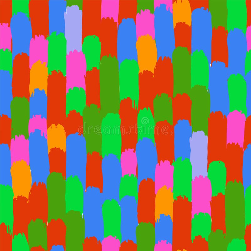 Abstract Repeated Seamless Pattern of Various Bright Stripes Stock ...
