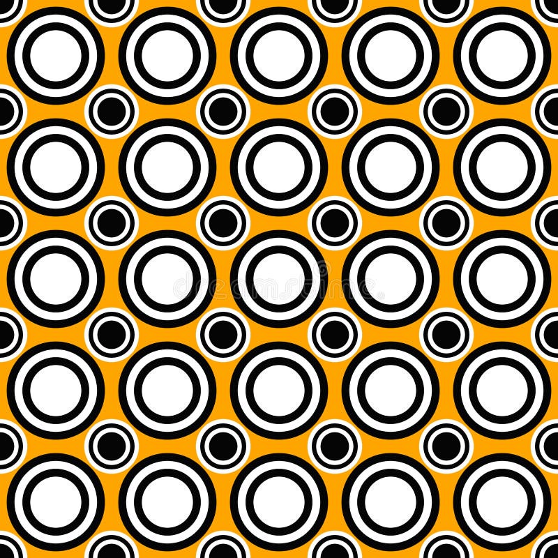 Repeating Circle Pattern Poster Template Set Collection Stock Vector