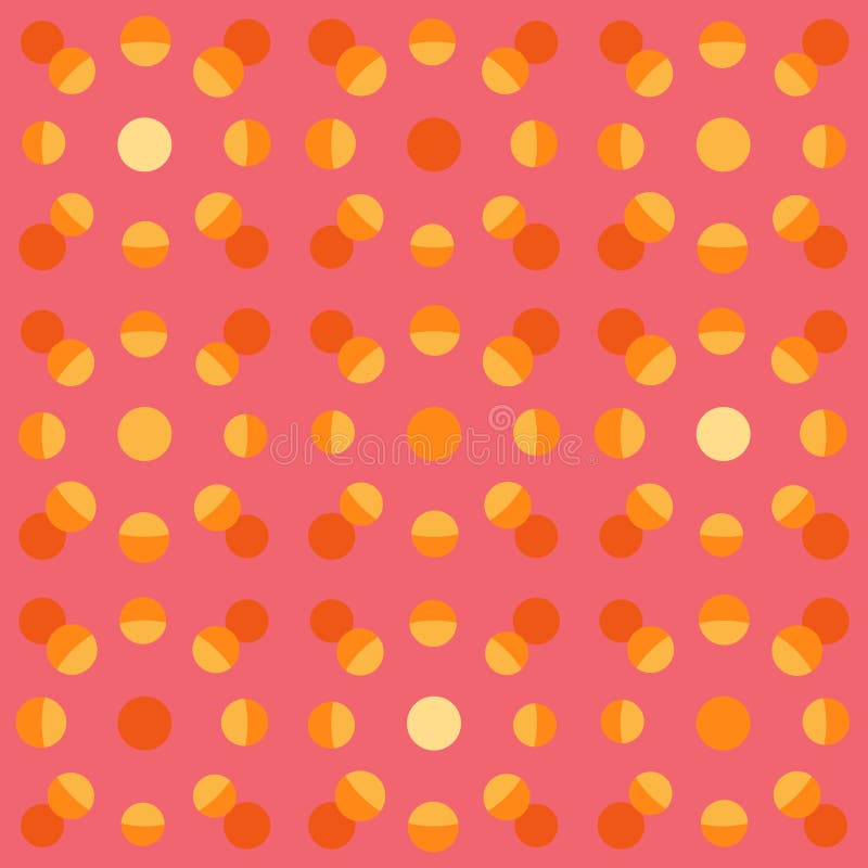 Abstract Repeating Circles. Vector Spotty Seamless Pattern Stock ...