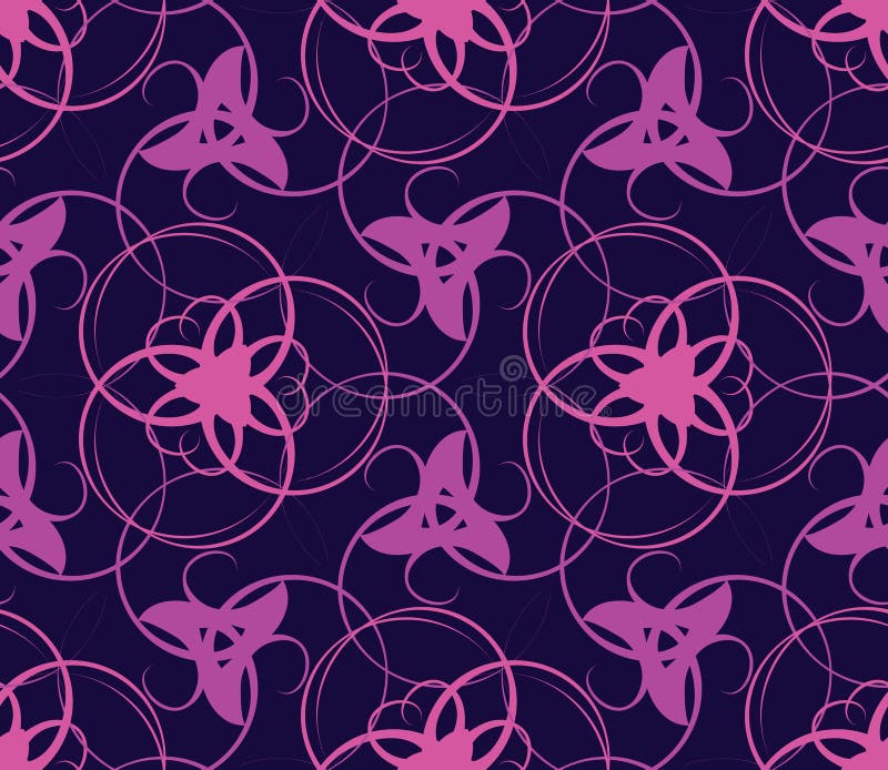 Abstract Repeating Pattern in Purple Color. Stock Vector - Illustration ...