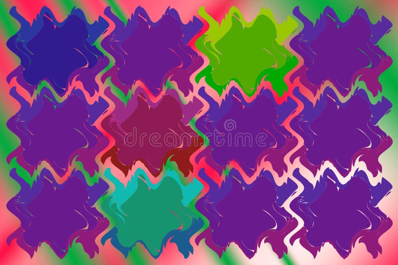 Abstract Repeating Smudge Pattern 80s Psychedelic Neon Modern Art ...