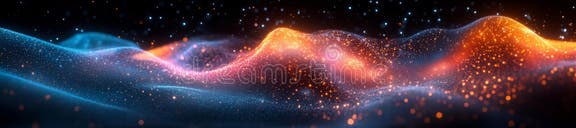 Abstract Representation of AI Algorithms Visualized As Colorful Flowing ...