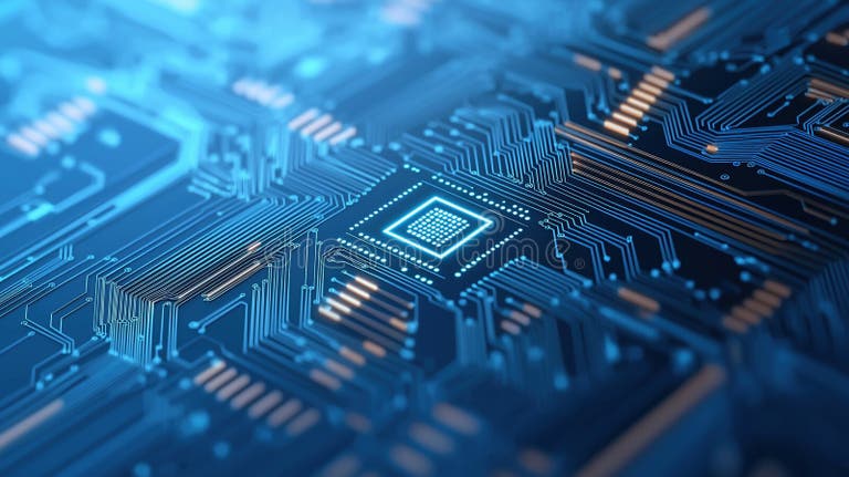 Abstract Representation of AI Detecting a Network Breach, Cybersecurity ...