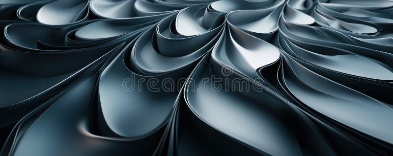 Abstract Representation of Airflow Patterns Over Airplane Wings ...